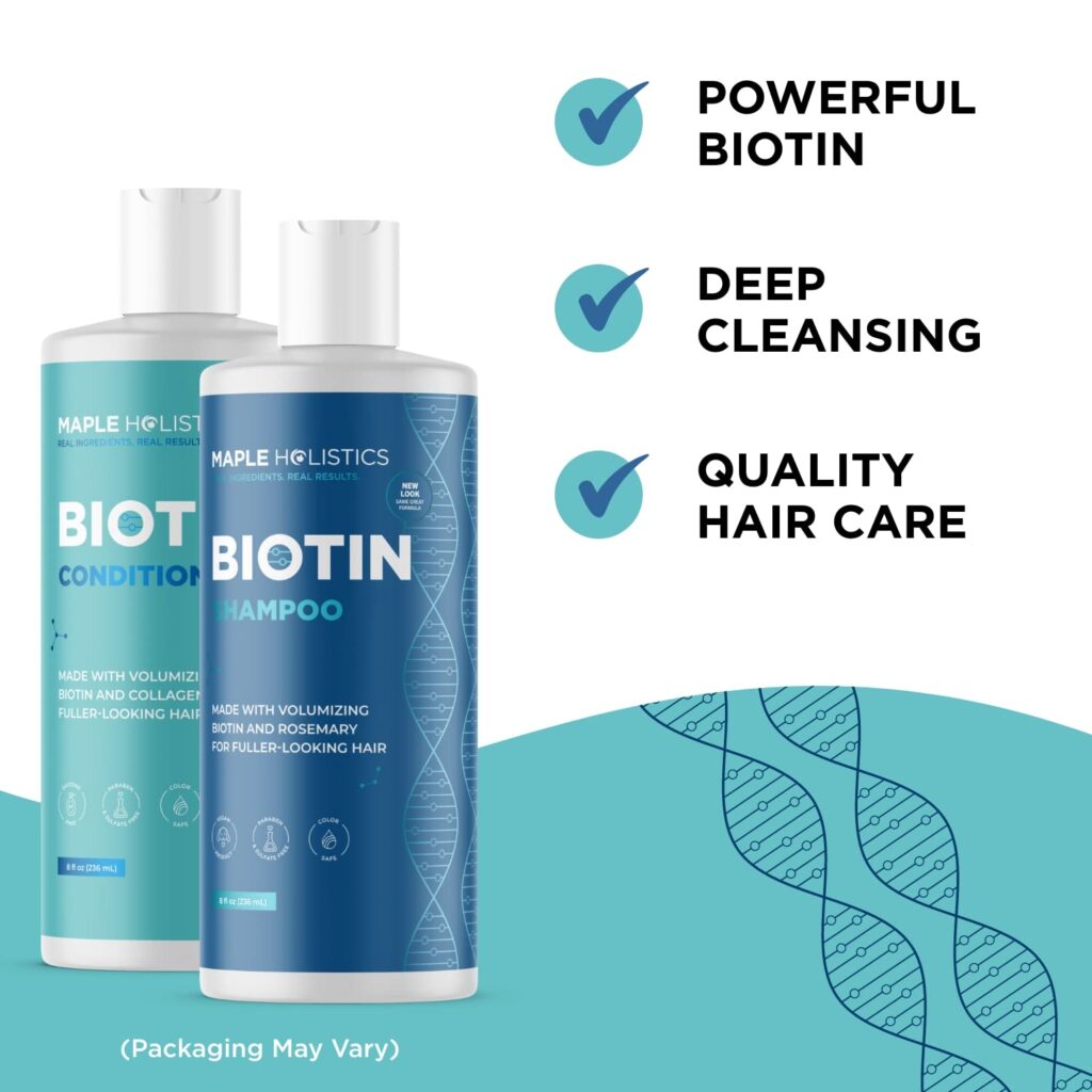 Champú y Rinse de biotina natural 236 ml – Minoxidil Costa Rica